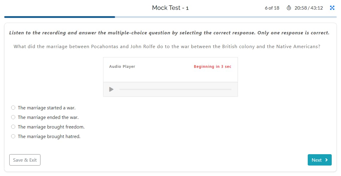 PTE Academic Listening Practice, Test Format | AlfaPTE