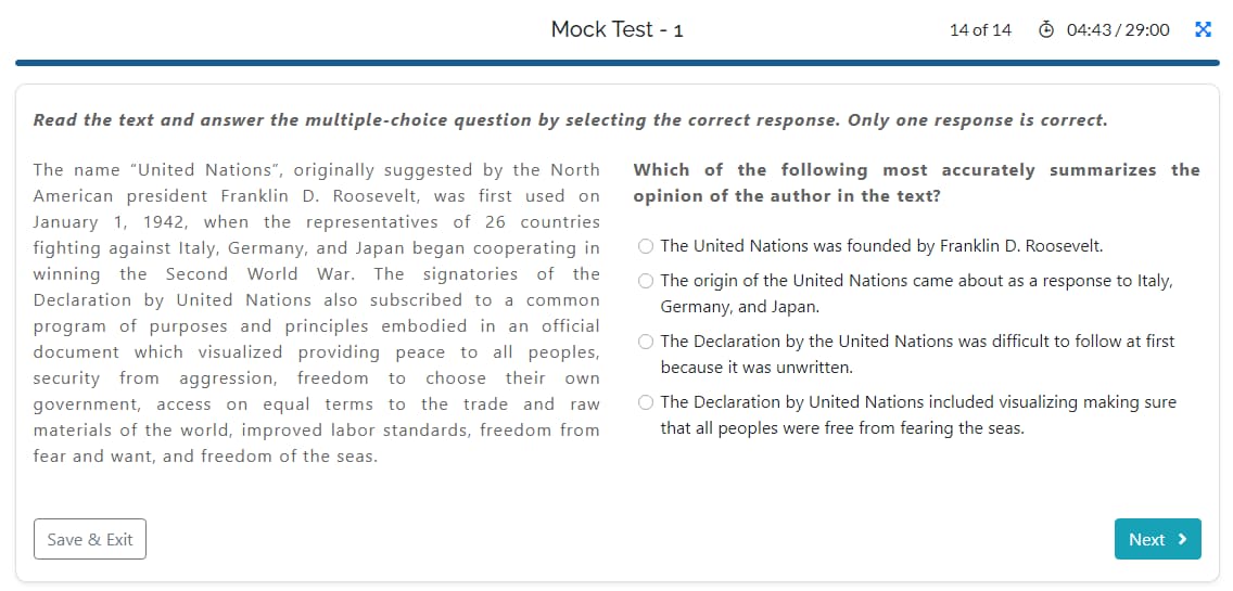 Pte Core Reading Practice Test Format Alfapte