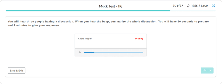 PTE Academic Speaking Practice, Test Format | AlfaPTE