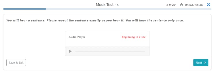Pte Core Speaking Practice Test Format Alfapte
